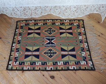 Wool Table Rug | Etsy