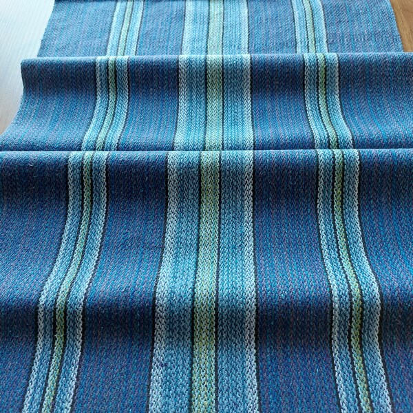 Blue Table Runner - Etsy