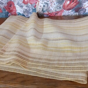 Long Woven Vintage Cotton Wool Table Runner , Table Dresser Scarf ...