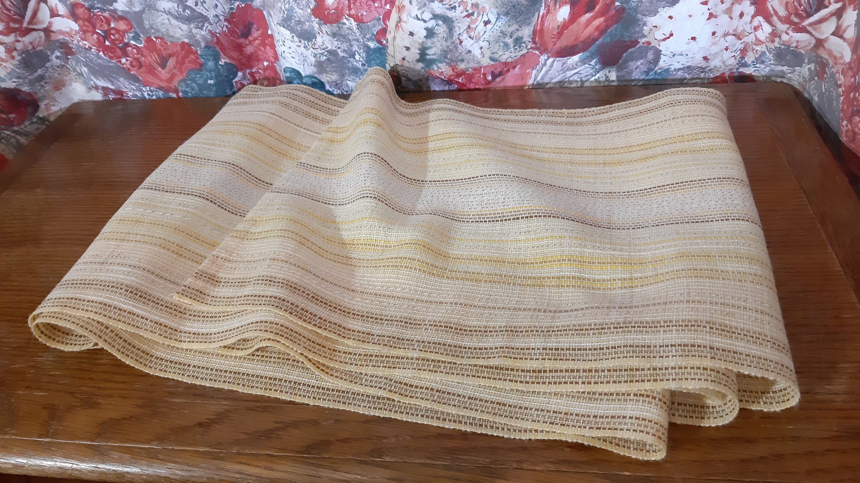 Long Woven Vintage Cotton Wool Table Runner Table Dresser - Etsy Canada