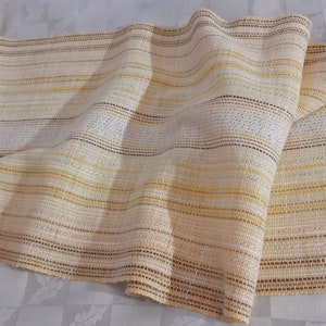 Long Woven Vintage Cotton Wool Table Runner , Table Dresser Scarf ...