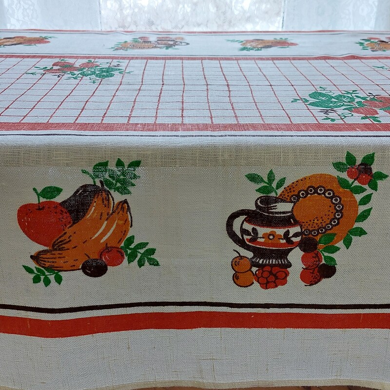 Retro Tablecloths - Etsy