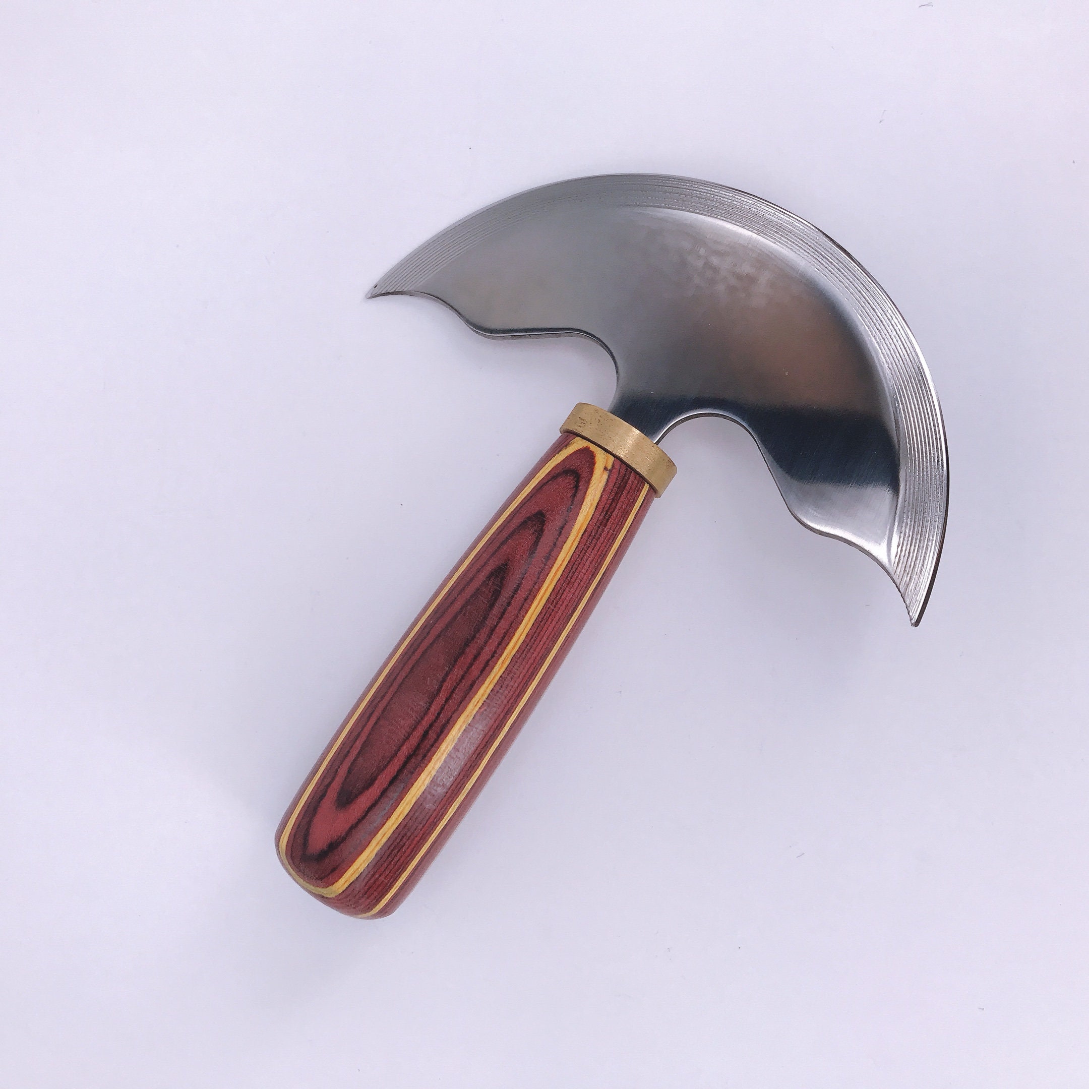 Leather Half Moon Knife Round Crescent Blade Cutting Skiving Thinning ...