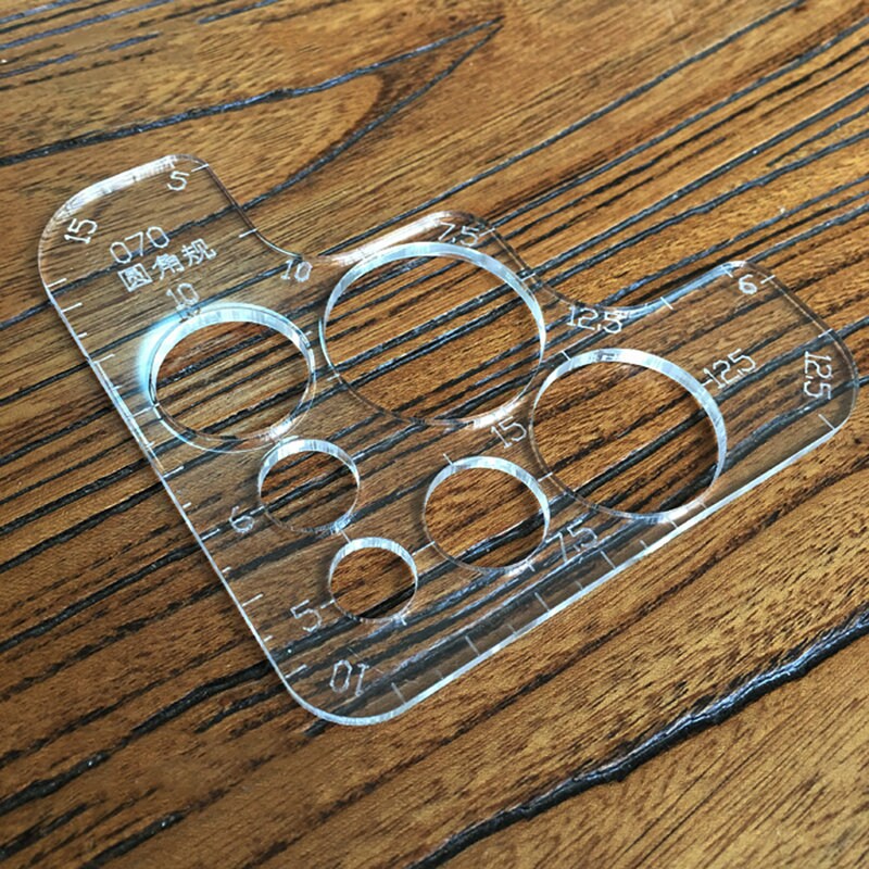 Curved Corner & Circle Stencil Line Ruler Marking Design Measure Sewing ...