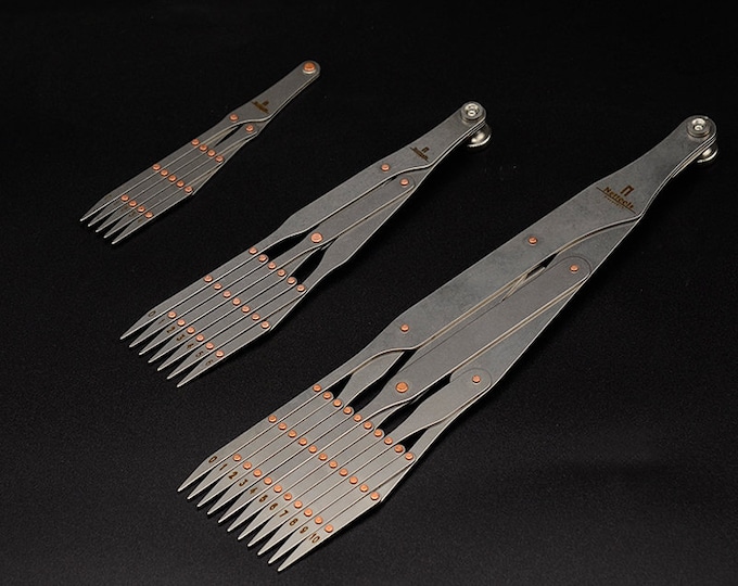 Leathercraft Expanding Sewing Marking Spacing Guide Ruler Strap Belt ...