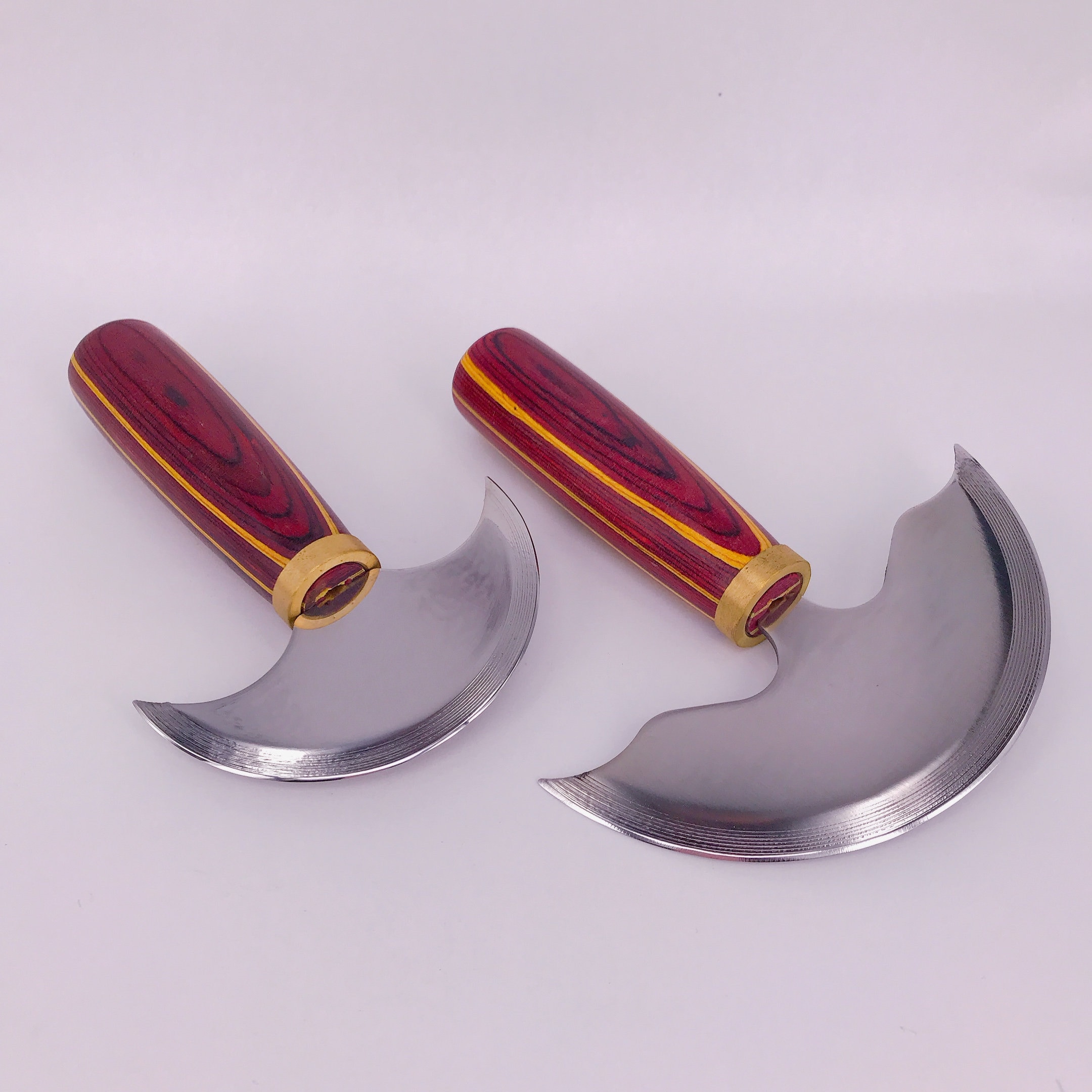 Leather Half Moon Knife Round Crescent Blade Cutting Skiving Thinning ...