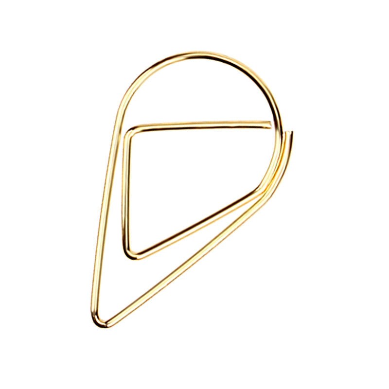 Gold Paperclips, Teardrop Paper Clip, Wedding Invitation Card ...
