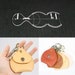 Leather Craft Acrylic Mini Coin Case Template Stencil Keychain Purse ...