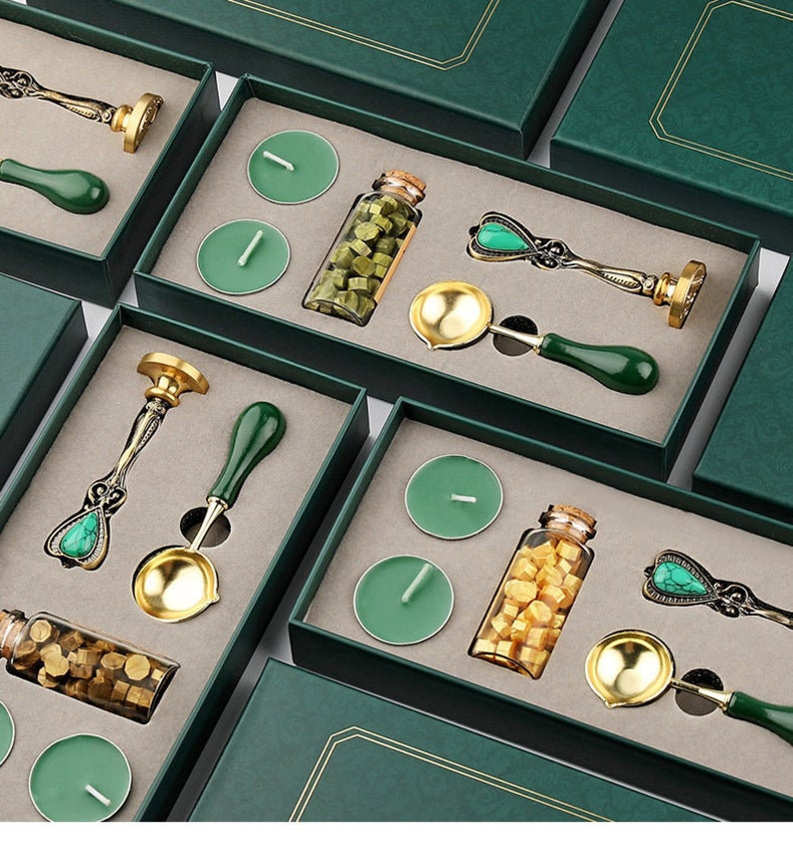 Wax Stamp Kit Sealing Wax Gift Birthday Wedding Valentine - Etsy