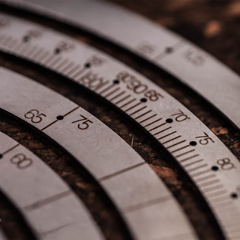 Leather Tool for Craft Large Circul Ruler Nattools Corner Stencil ...