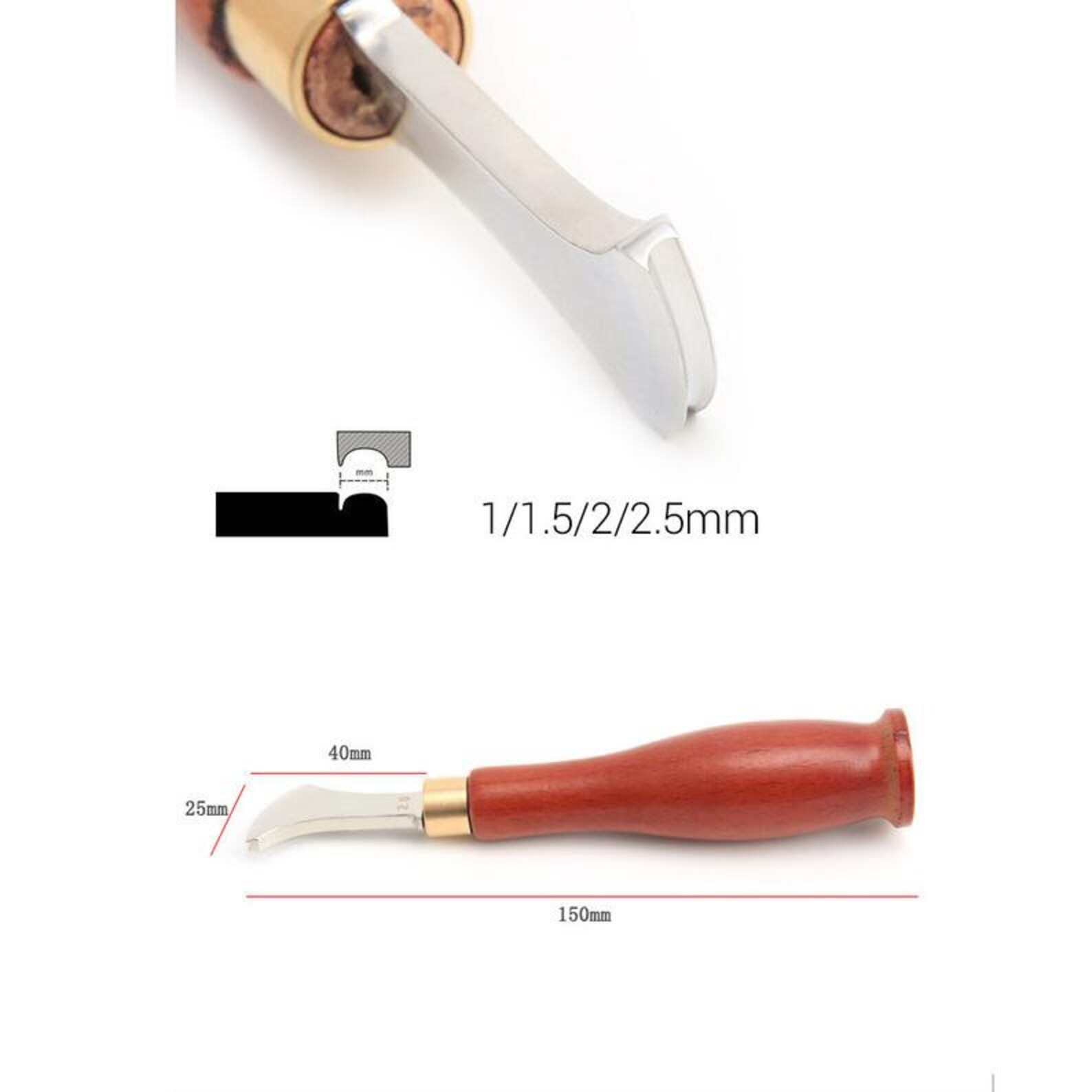 Edge Creaser Trimmer Shaver Marker Line Scriber Craftool Stitching ...