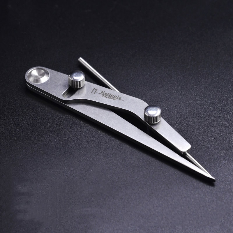 Leather Craft Compass Divider Wing Nattools Silver Pen Scriber ...