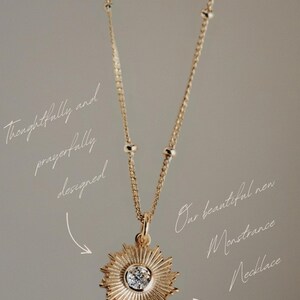 14K Gold Over Sterling Monstrance Necklace | Eucharist | Catholic Gift ...