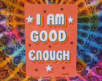 I Am Good Enough - Etsy