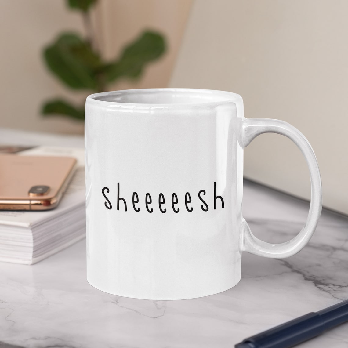 Sheesh Mug Sheesh Meme Tik Tok Trend Sheeesh Coffee Mug | Etsy