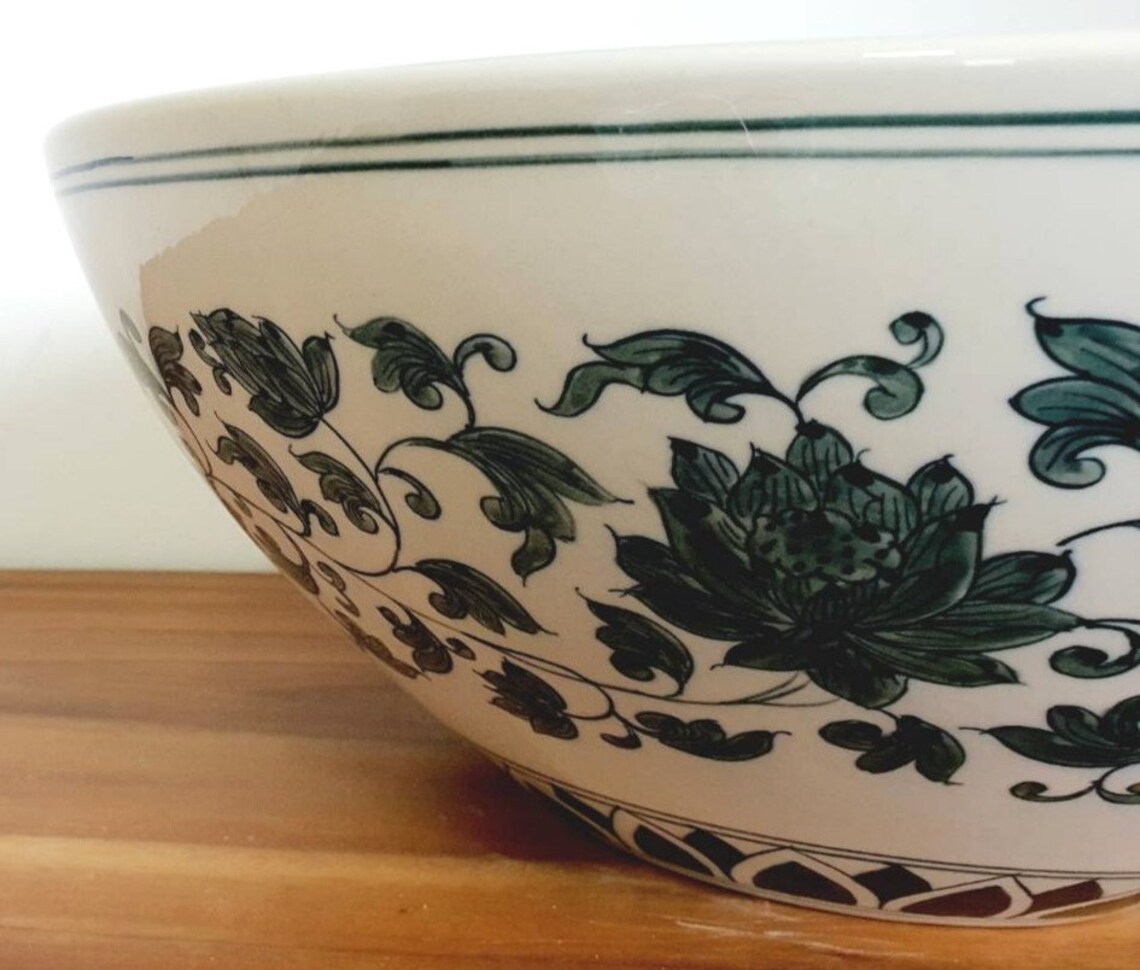 Ceramic Sink / Bathroom Sink / Countertop Basin / Hand Painted | Etsy