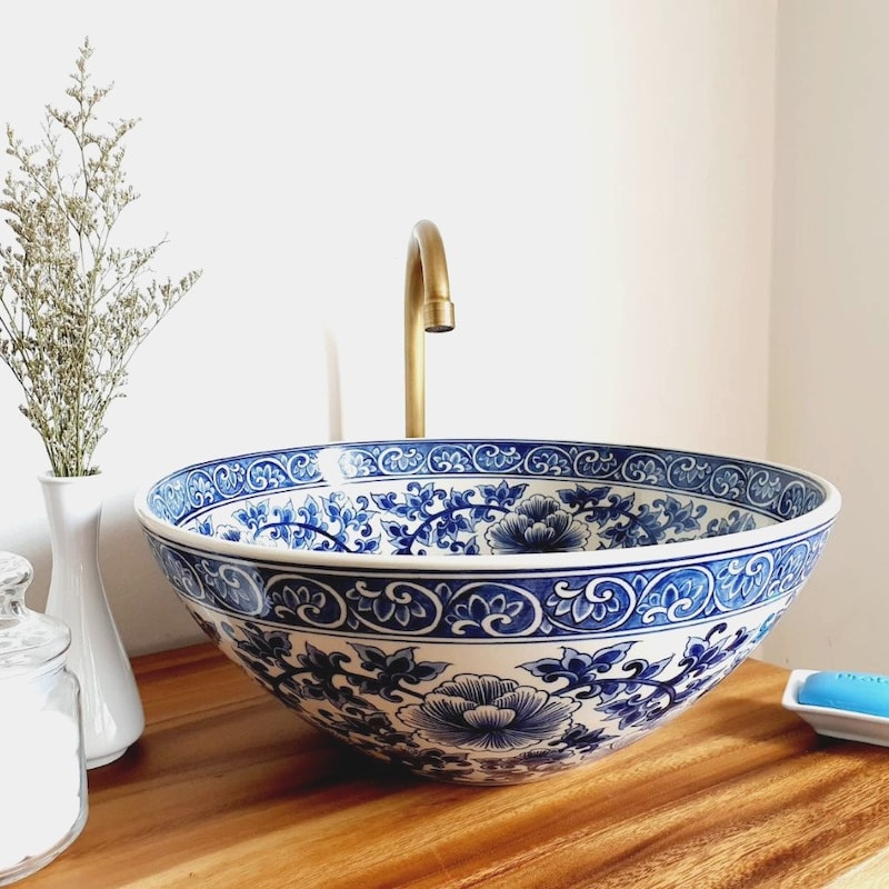 Floral Countertop Basins - Etsy