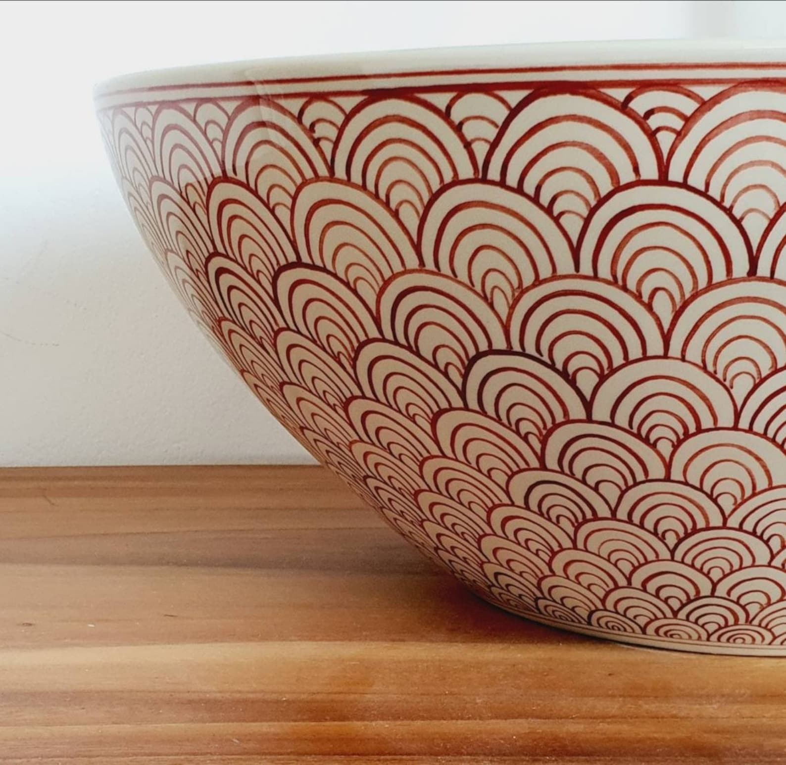 Handmade Ceramic Sink, Japanese Pattern Countertop Basin - Etsy