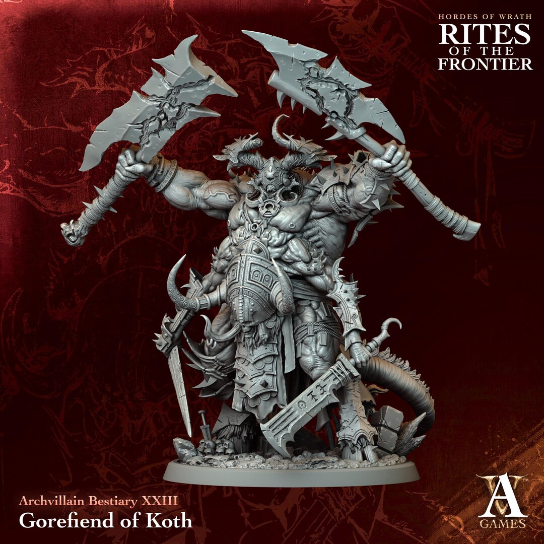 Gorefiend of Koth - Archvillain Bestiary Vol. XXIII - D&D, TTRPG, 5E ...