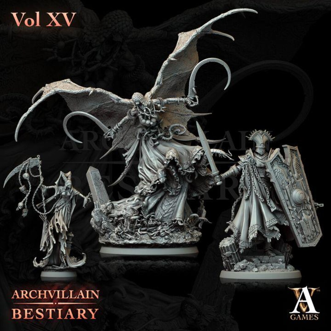 D&D, TTRPG - Archvillain Games - Archvillain Bestiary Vol. XV - Etsy