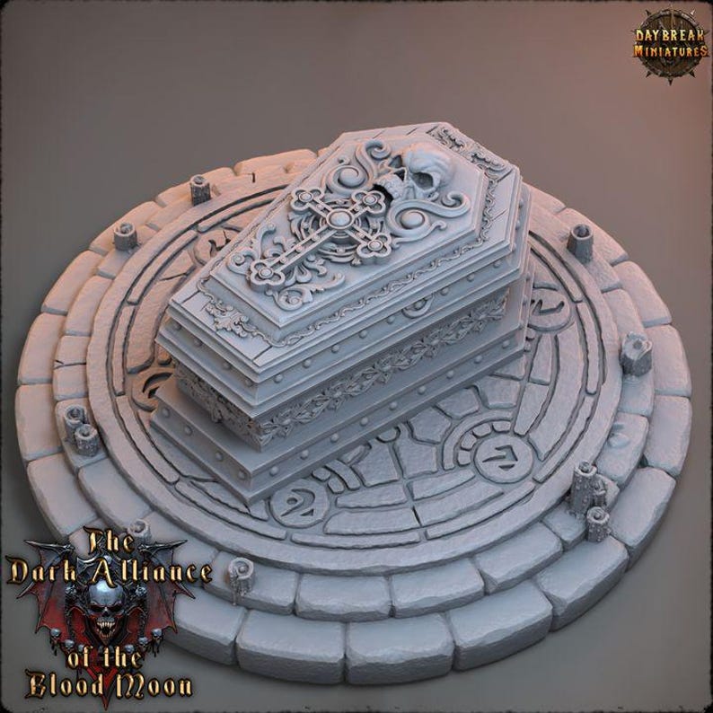 D&D, TTRPG Demon, Vampire Tomb of Prince Alaric Moonveil Dark Alliance ...