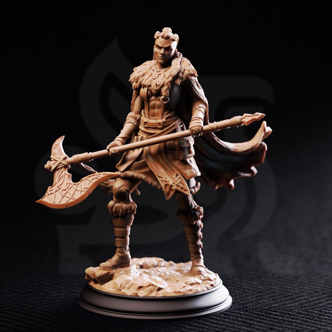 D&D, TTRPG - Outlander Berserker - Gunnhildr - Etsy