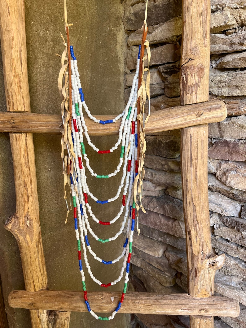 Native American Style Loop Necklace - Etsy