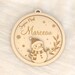 Personalized Wooden Snowman Christmas Bauble - Christmas Tree Ornament ...