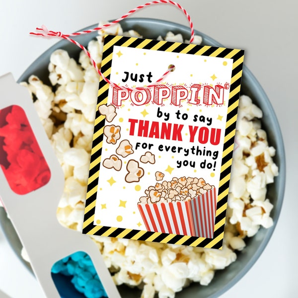 Teacher Appreciation Popcorn - Etsy