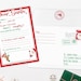 Christmas Wish List Printable Letter to Santa With Envelope - Etsy