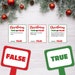 Christmas True or False Quiz, Christmas Facts True or False Game ...