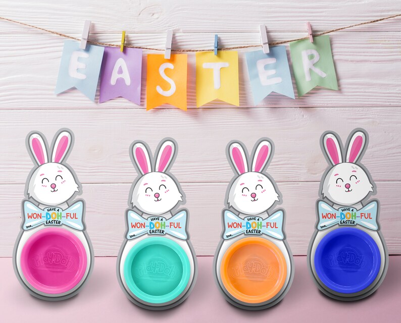Easter Play-doh Gift Tag Play-doh Easter Printable Easter - Etsy