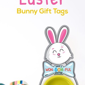 Easter Play-doh Gift Tag, Play-doh Easter Printable, Easter Gift for ...