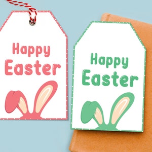 Easter Gift Tags, Easter Basket Gift Tag, Easter Cookie Tag, Easter ...