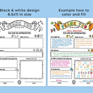 Teacher Survey, Teacher Appreciation Week, All About My Teacher Fill in ...