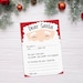 Letter to Santa Christmas Wish List Printable Santa Letter - Etsy