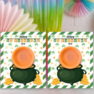 St. Patrick's Day Pot of Gold Play-doh Card Printable (digital Download ...
