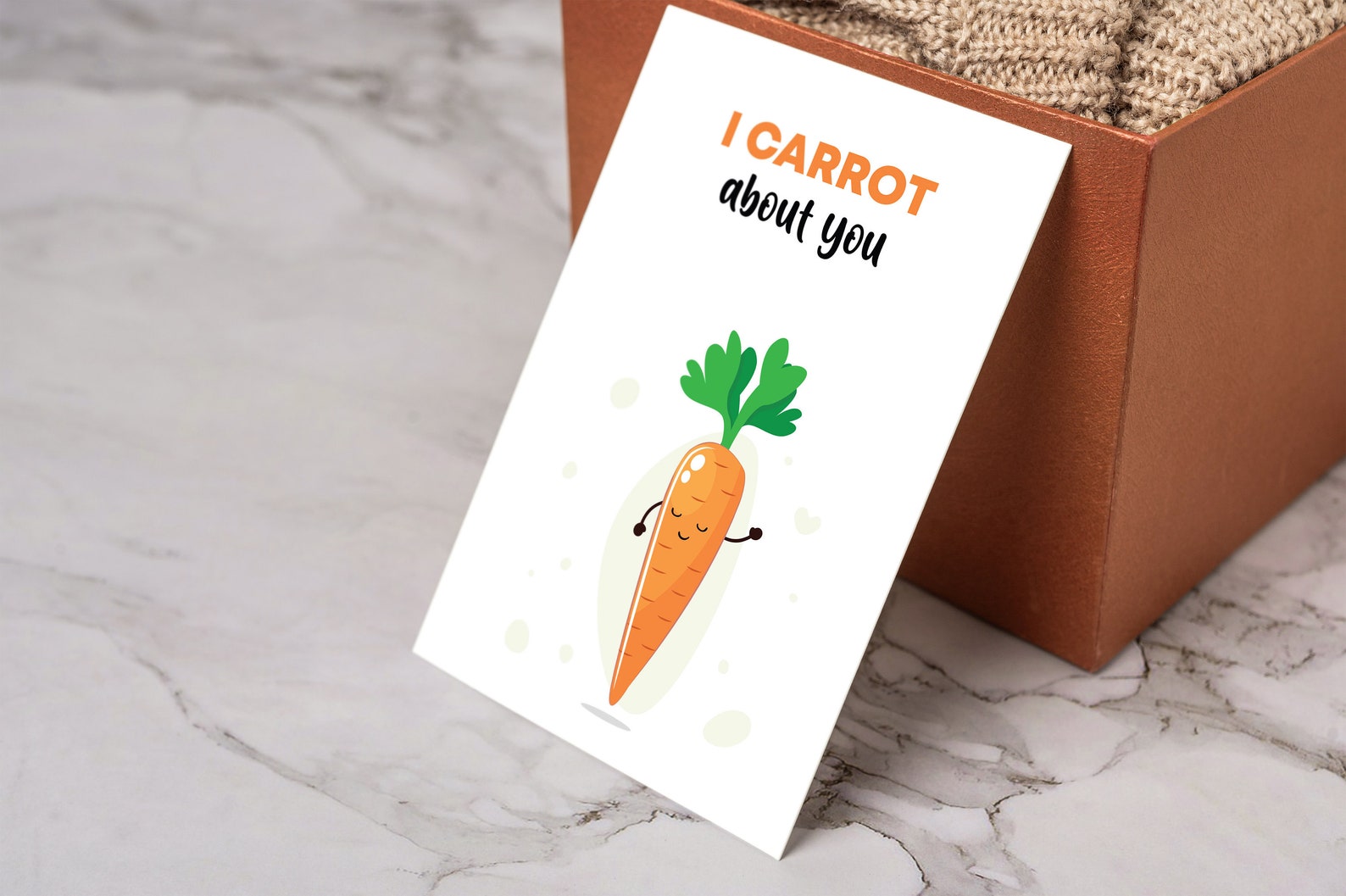 I Carrot About You Card Food Pun Cards Pun Birthday Card - Etsy