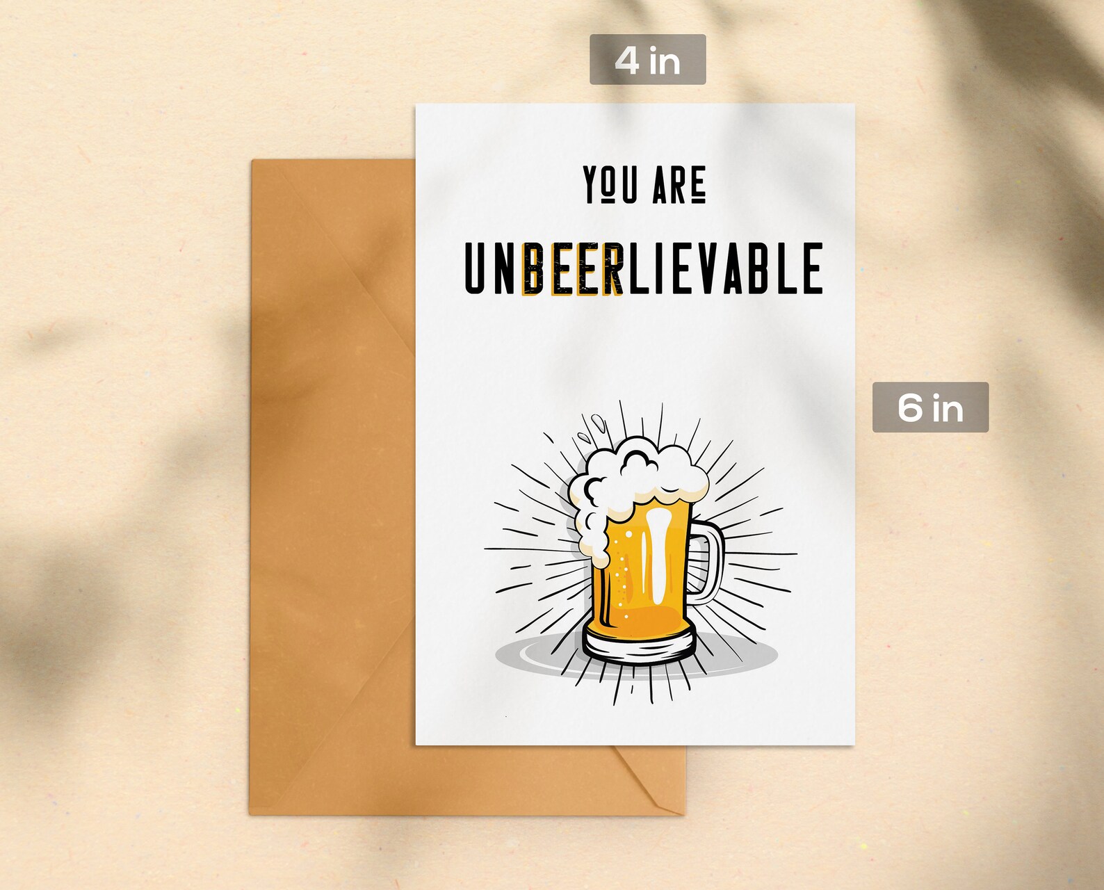 Beer Greetings Card Pun Birthday Card Anniversary Card - Etsy