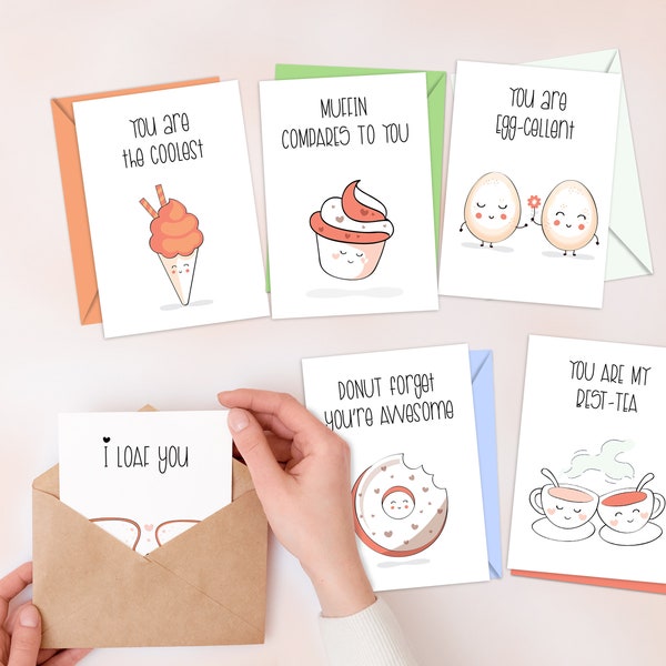 Food Pun Birthday Cards - Etsy
