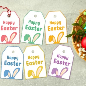 Easter Gift Tags, Easter Basket Gift Tag, Easter Cookie Tag, Easter ...