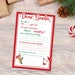 Printable Christmas Wish List Letter to Santa Dear Santa - Etsy
