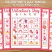 Valentine's Day Bingo Game for Kids and Adults Printable Valentine ...