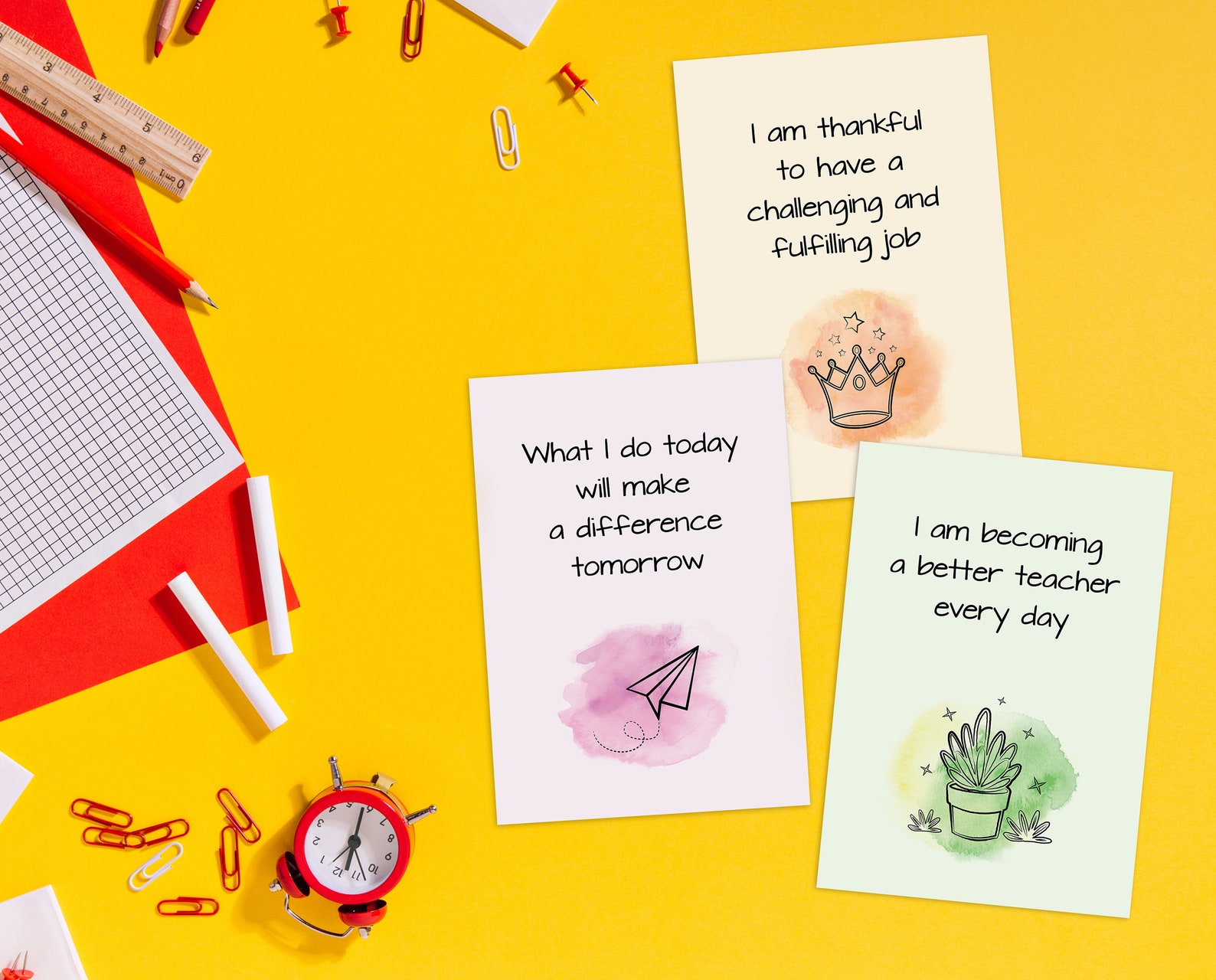 Teacher Affirmation Cards Teacher Appreciation Gift Teacher - Etsy