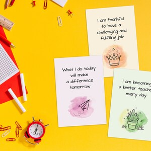 Teacher Affirmation Cards, Teacher Appreciation Gift, Teacher ...