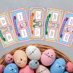 Easter Bunny Bucks Printables, Easter Play Money, Easter Egg Hunt ...