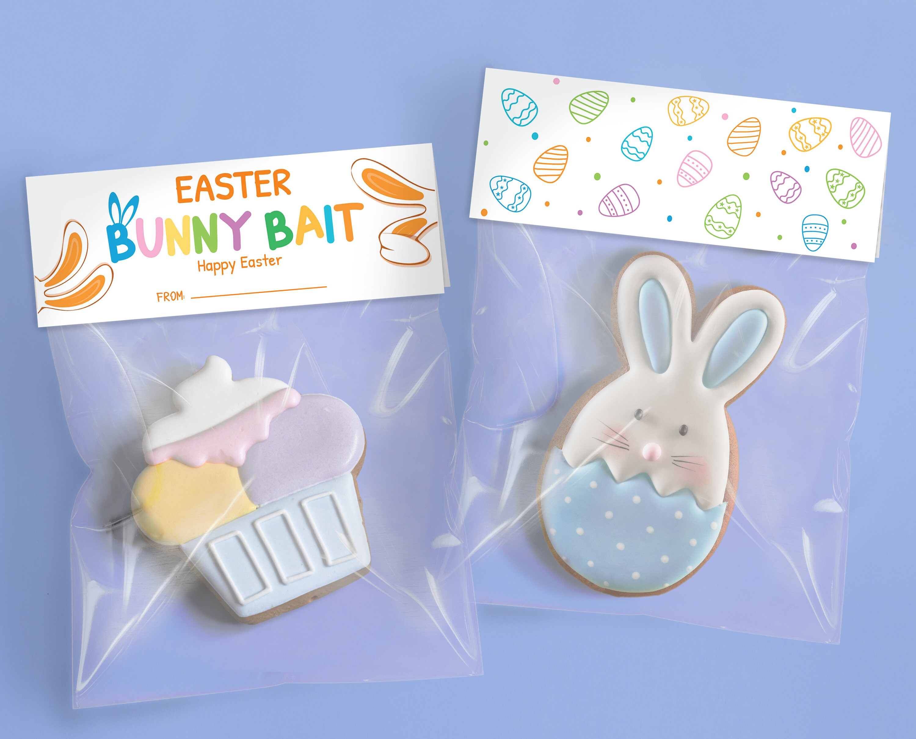 Printable Bunny Bait Gift Tag, Easter Treat Bag Topper (PDF) - Etsy