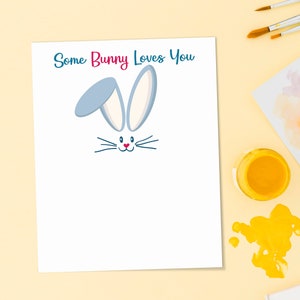 Some Bunny Loves You, DIY Easter Bunny Feet Print, Footprint Craft for ...