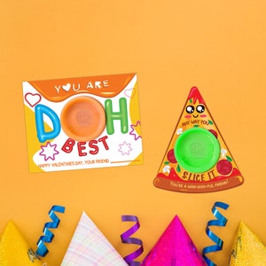 Play-doh Cards Printable Bundle of 8, Playdoh Tags for Birthday Party ...