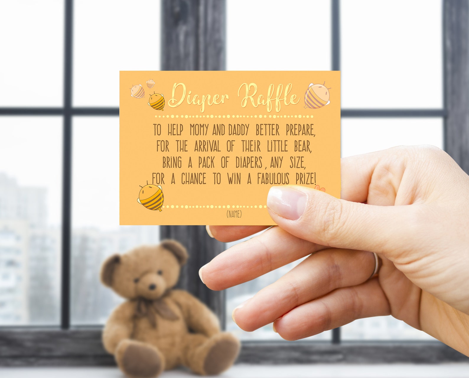 Diaper Raffle Ticket Printable Diaper Raffle Game Diaper | Etsy